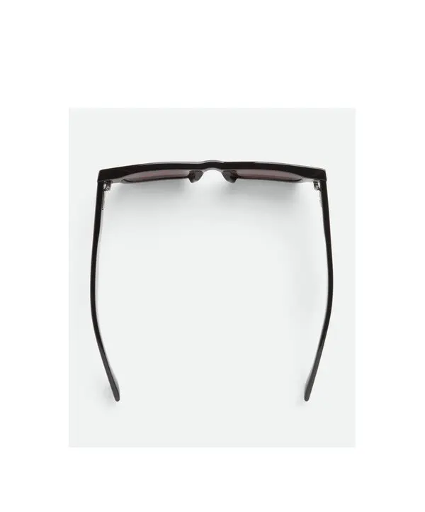 Bottega Veneta Dizzy Square Sunglasses - Black
