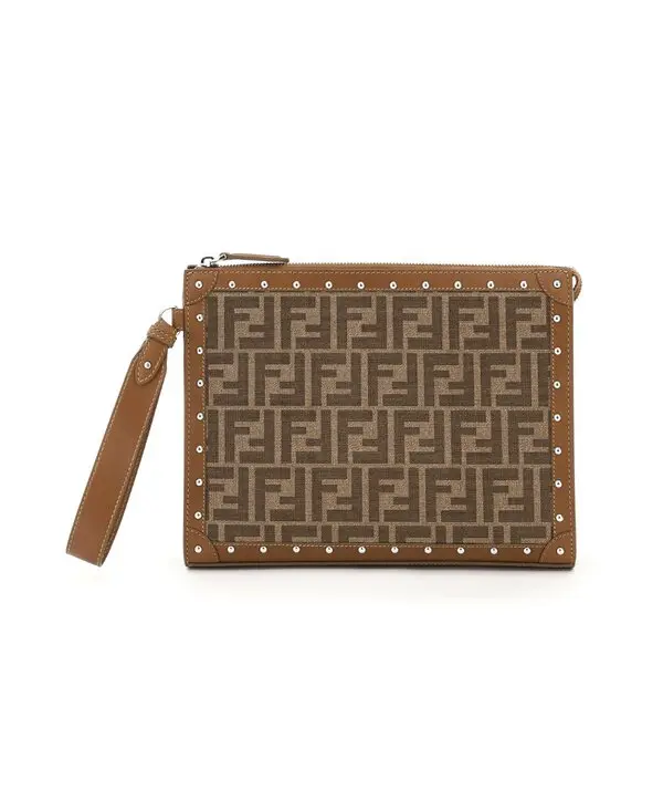 Fendi Ff Motif Pouch