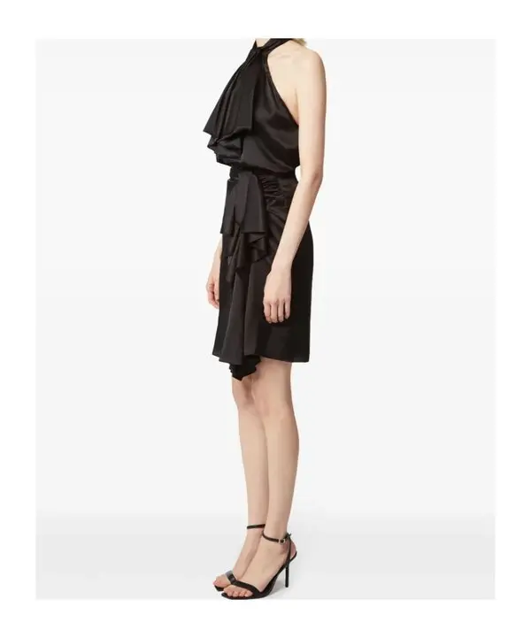 Nina Ricci Flowing Bow Halter Top