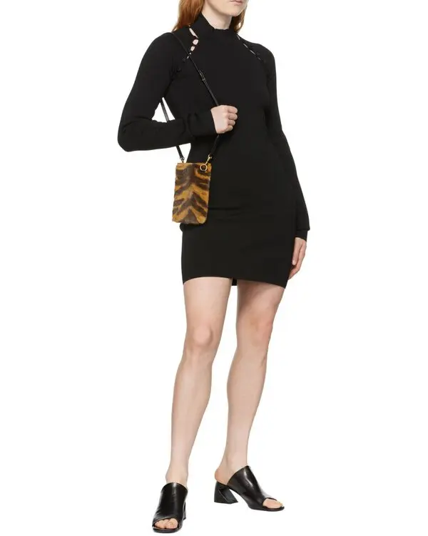 Nanushka Ilona High-neck Cut-out Mini Dress