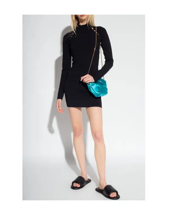 Nanushka Ilona High-neck Cut-out Mini Dress