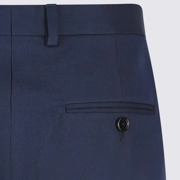 Celine Bermudas In Cotton And Wool Gabardine