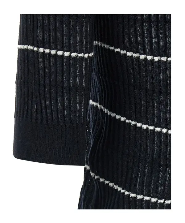 Max Mara Gallo Knitted Polo Shirt - Blue