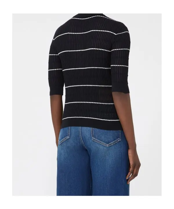 Max Mara Gallo Knitted Polo Shirt - Blue