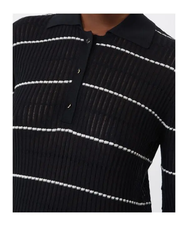 Max Mara Gallo Knitted Polo Shirt - Blue