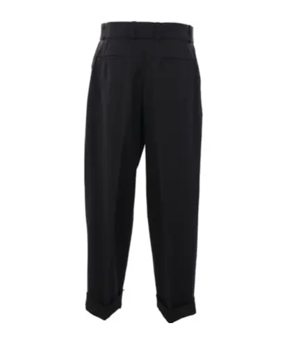 JIL SANDER Straight-leg Pleat-detailed Belted Trousers
