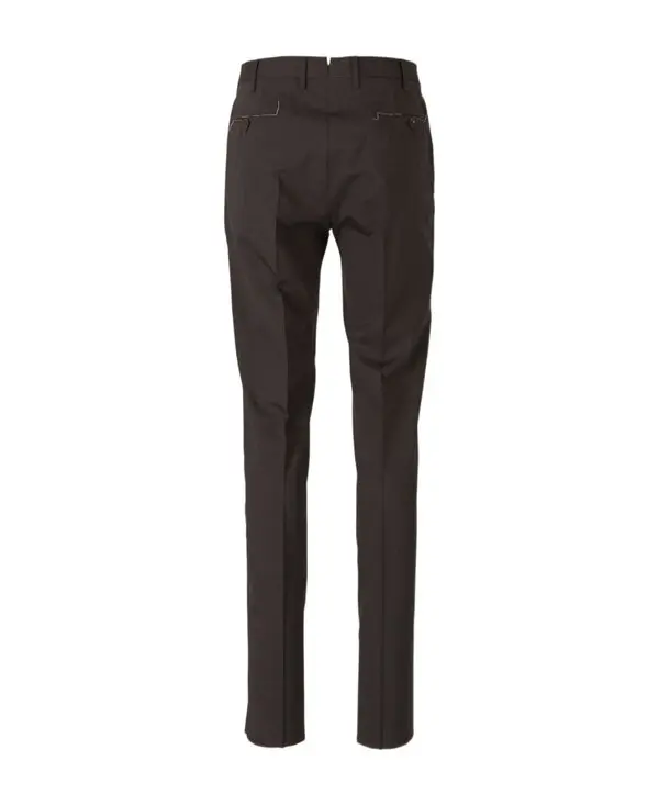 PT TORINO Tailored-cut Tapered Trousers