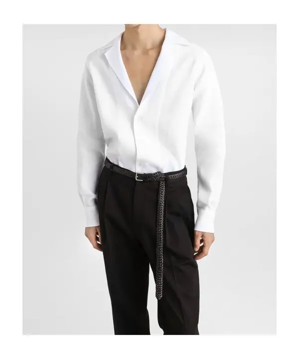 Dolce & Gabbana Dolce Gabbana Long-sleeved V-neck Shirt