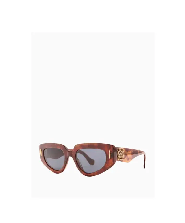 Loewe Cat Eye Frame Sunglasses With Tortoiseshell Pattern - Multicolor