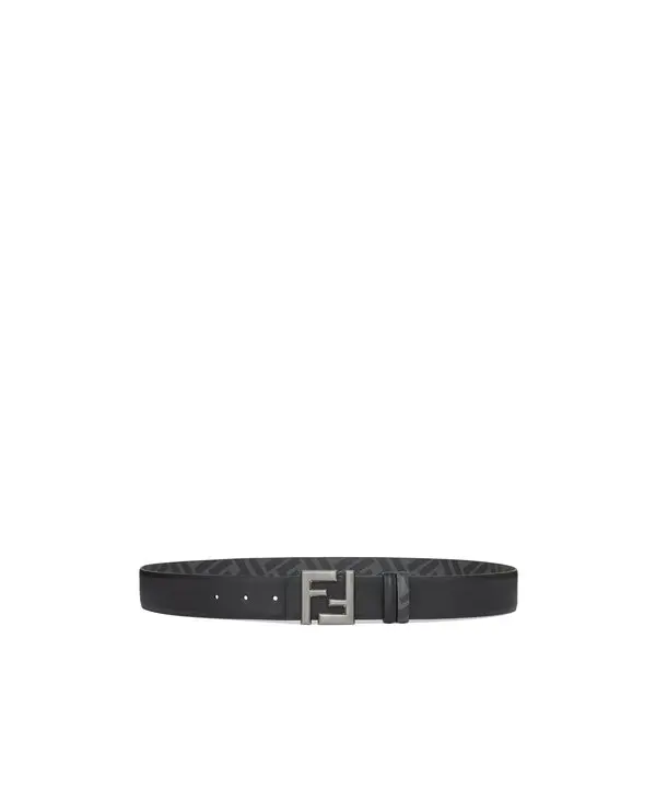 Fendi Ff Squared Buckle Belt - Black