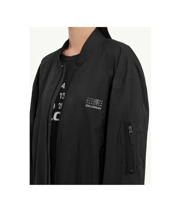 MAISON MARGIELA X Salomon Numbers-printed Zipped Bomber Jacket - Black
