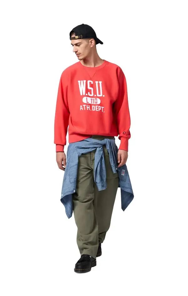 Champion Crewneck Sweatshirt With Lettering