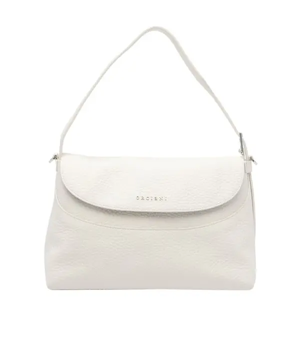 ORTIGNI Nana Soft Strap Shoulder Bag - White