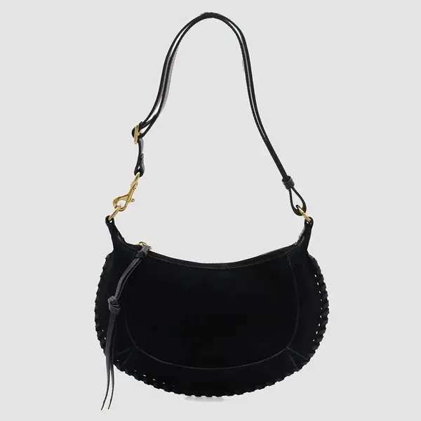 Isabel Marant Étoile Oskan Zipped Shoulder Bag - Black
