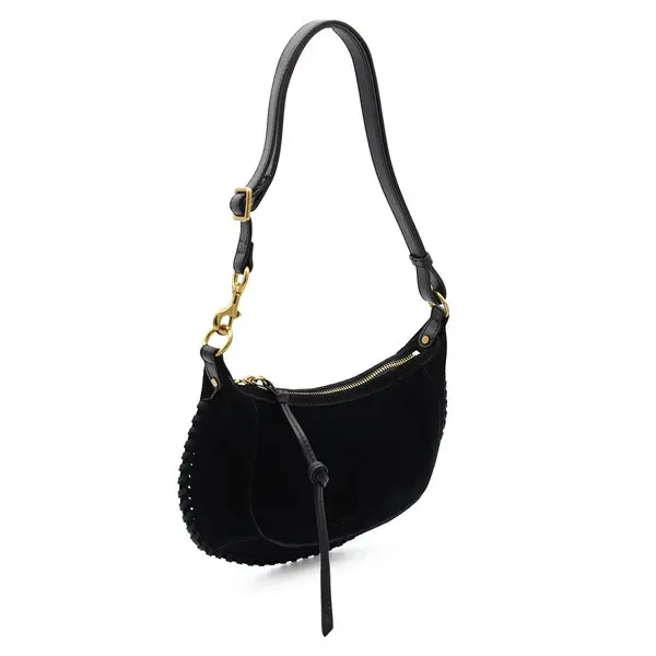 Isabel Marant Étoile Oskan Zipped Shoulder Bag - Black