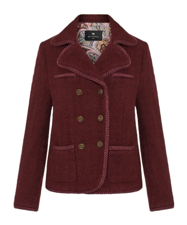 Etro Long Sleeve Double-breasted Jacket