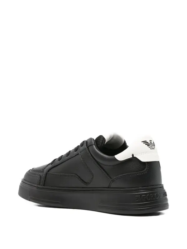 Emporio Armani Logo Printed Low-top Sneakers