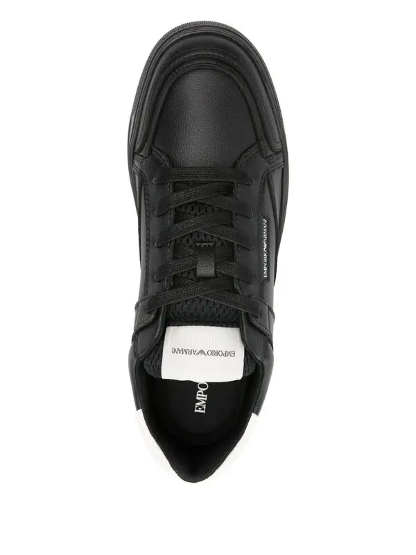 Emporio Armani Logo Printed Low-top Sneakers