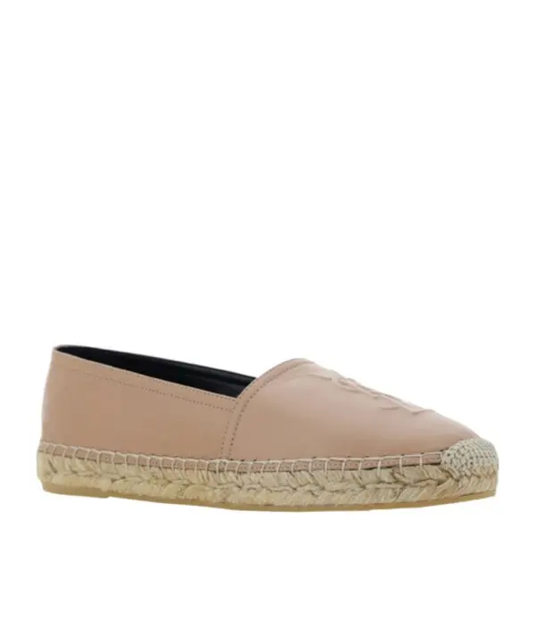 Saint Laurent Cassandre Slip-on Espadrilles - Pink