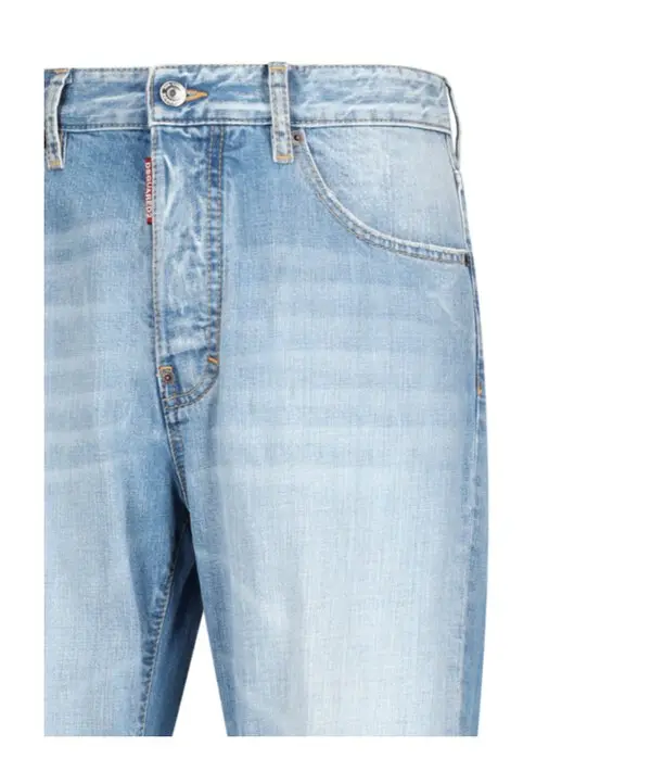 Dsquared2 Straight Leg 642 Jeans - Blue