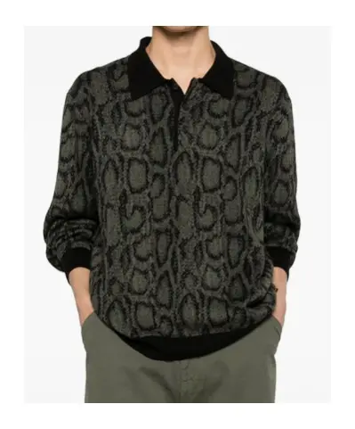 Carhartt Work In Progress Patterned Knitted Polo Sweater