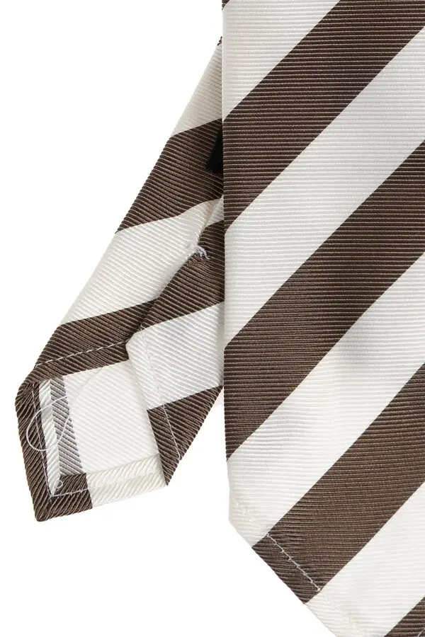 Dsquared2 Striped Neck Tie - White
