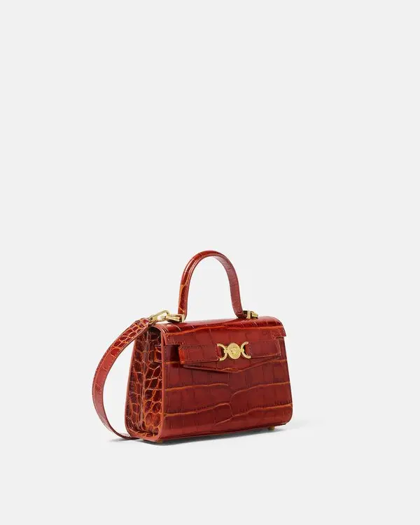 Versace Medusa 95 Embossed Handbag