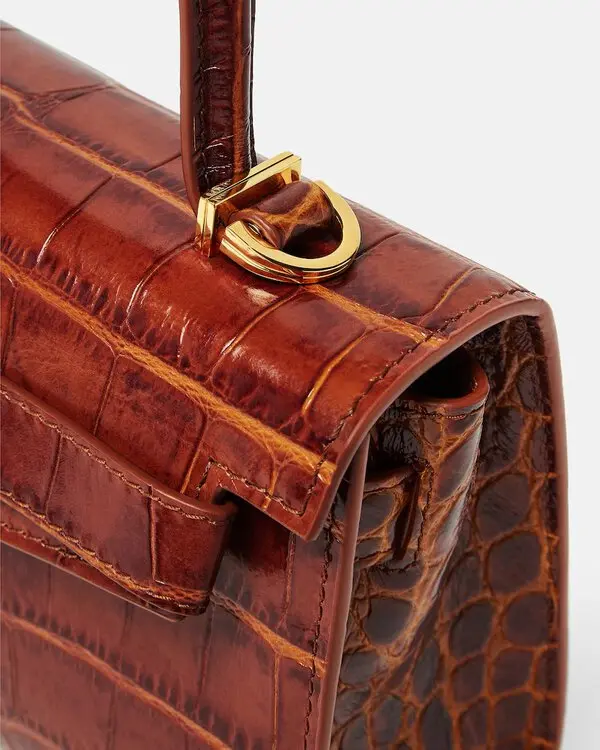 Versace Medusa 95 Embossed Handbag