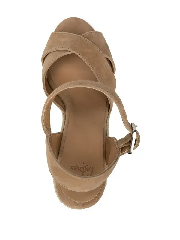 CastaÑer Wedge Espadrilles - Nude