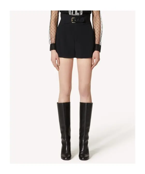 Red Valentino Belted Shorts