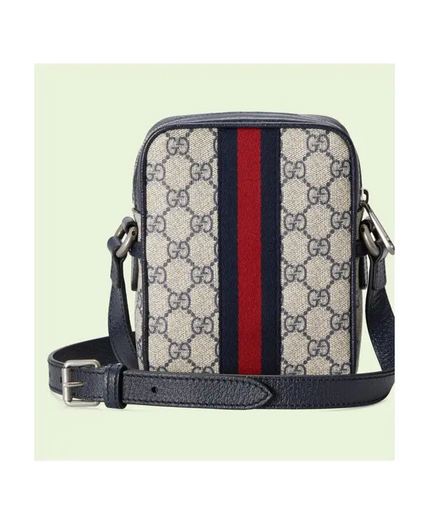 Gucci Ophidia Gg Shoulder Bag - Beige/blue