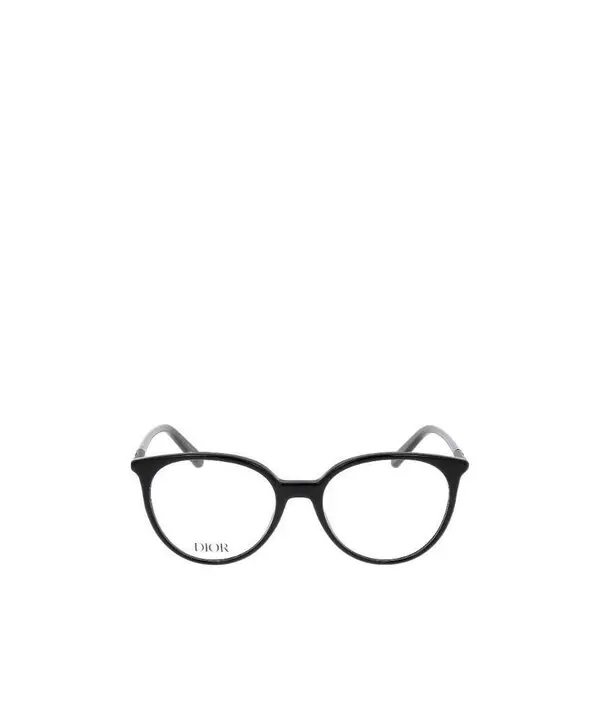 Dior Cat Eye Frame Eyeglasses - Black