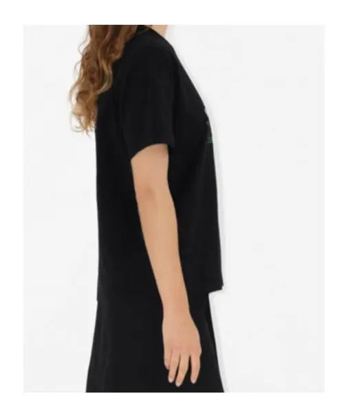 Burberry Daisy Logo Cotton T-shirt - Black