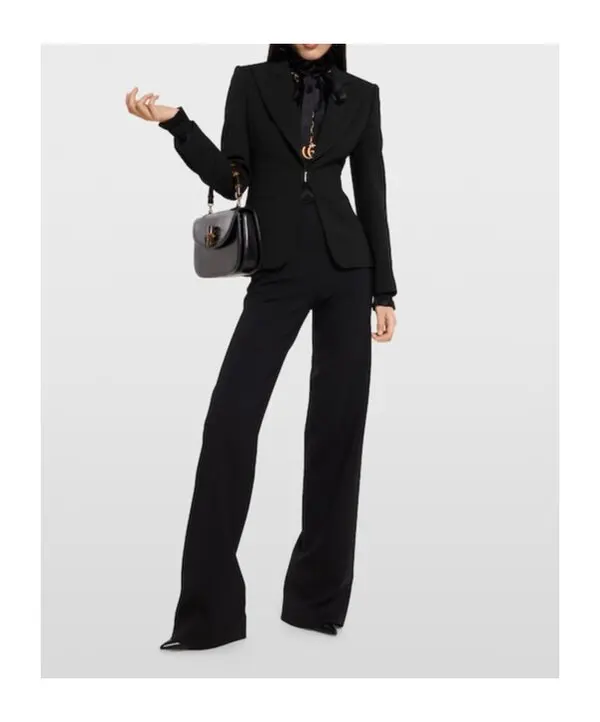 Gucci Technical Stretch Jacket With Gg Lining