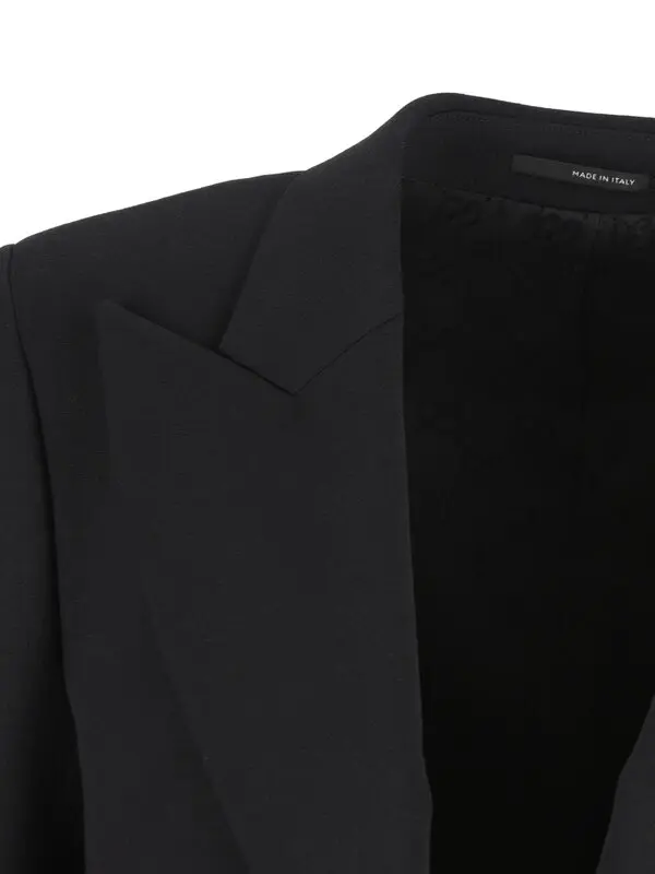 Gucci Technical Stretch Jacket With Gg Lining