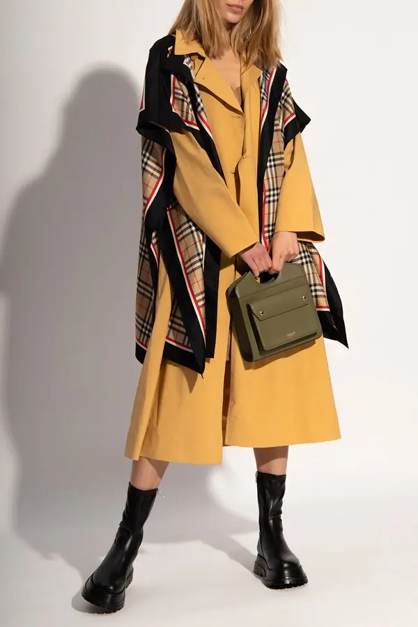 Burberry Vintage Check Silk Cape