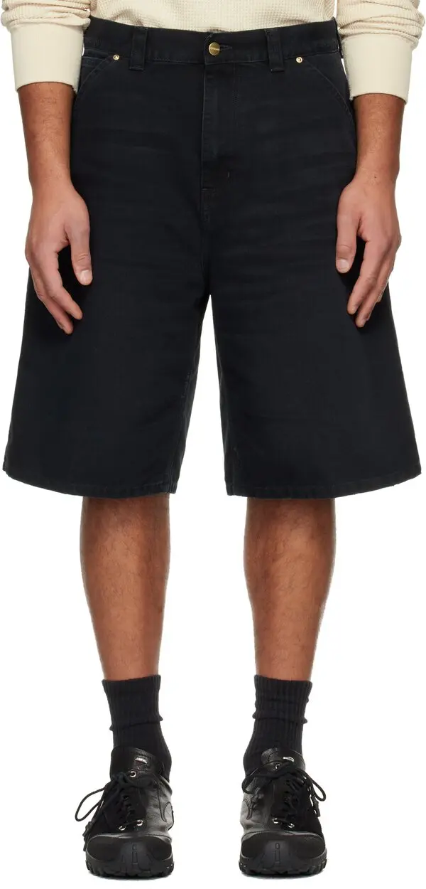 Carhartt Work In Progress Single Knee Denim Shorts