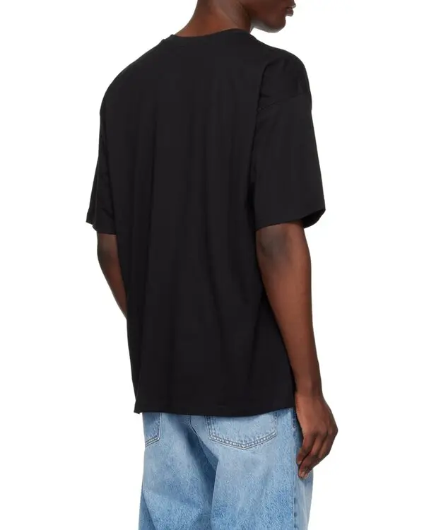 DIESEL® T-boxt-od T-shirt With Embroidered Oval D - Black