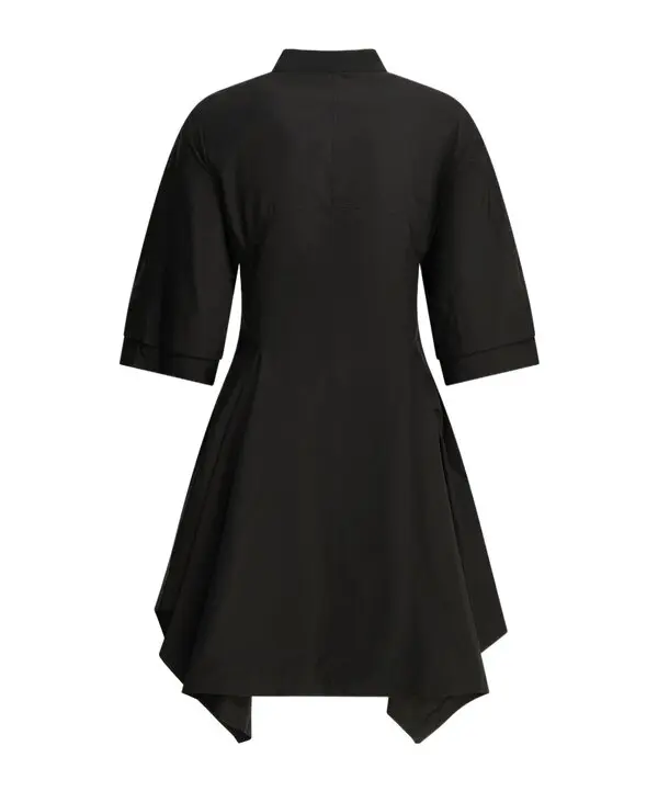 Alaïa Asymmetrical Poplin Shirt Dress