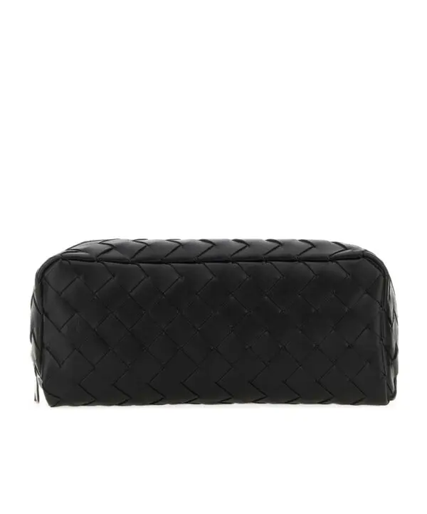 Bottega Veneta Intrecciato Large Pouch - Black