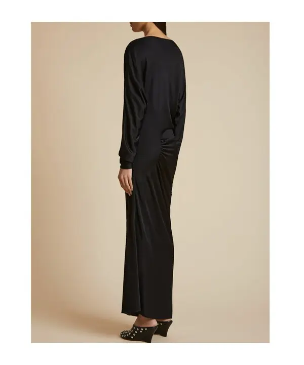 Khaite Oron Long-sleeved Maxi Dress