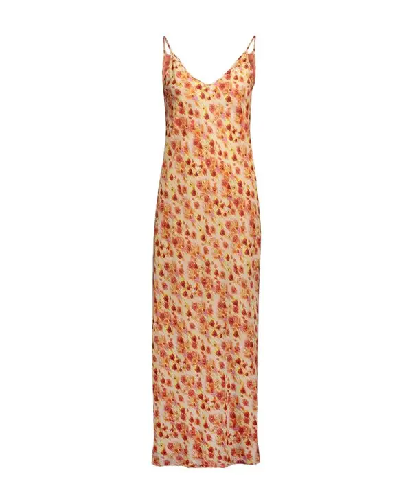 Max Mara Floral Print V-neck Maxi Dress - No