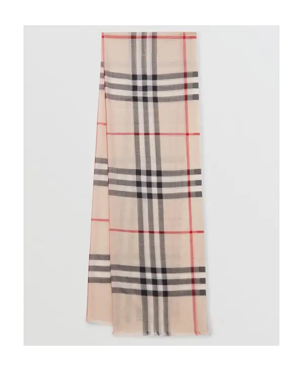 Burberry Lightweight Checked Scarf