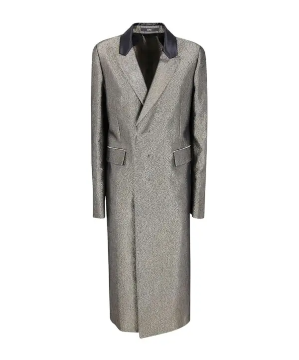 SAPIO Double Breasted Coat - Gray