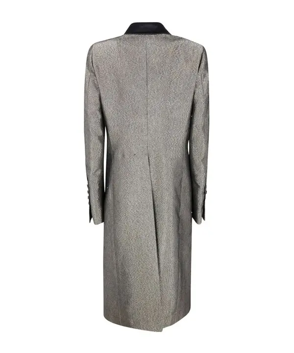 SAPIO Double Breasted Coat - Gray