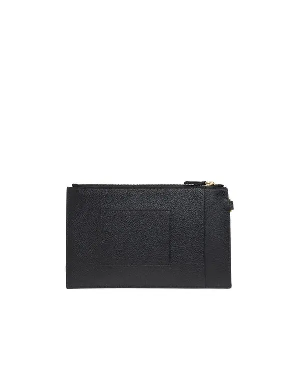 Balenciaga Logo Printed Cash Pouch Card Holder