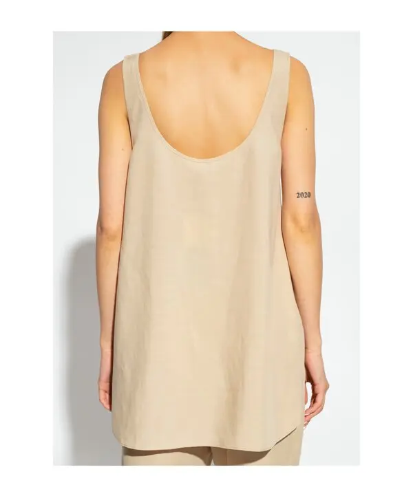 TOTEME Sleeveless Top With Side Slits