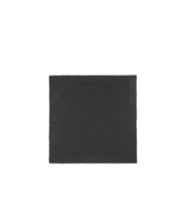 Gucci Logo Jacquard Square Scarf - Black