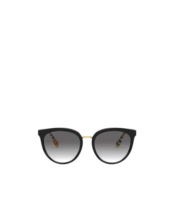 Burberry Oversized Round Frame Sunglasses - Gray