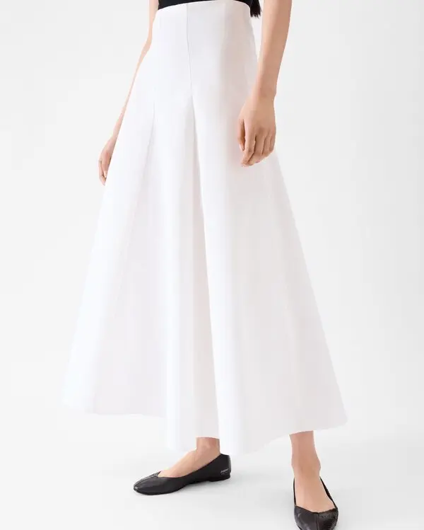 Jacquemus La Jupe Triangle Flared Skirt - White
